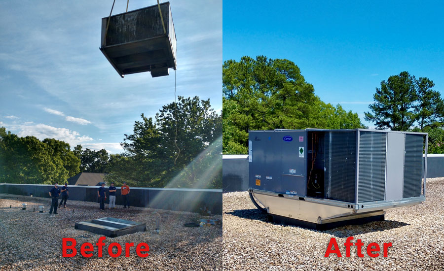 Carrier Commercial Air Conditioning Installation Contractor in Raleigh